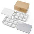 Walmart Stainless Steel Easy Release Ice Cube Trays, BPA Free, Freezer ...