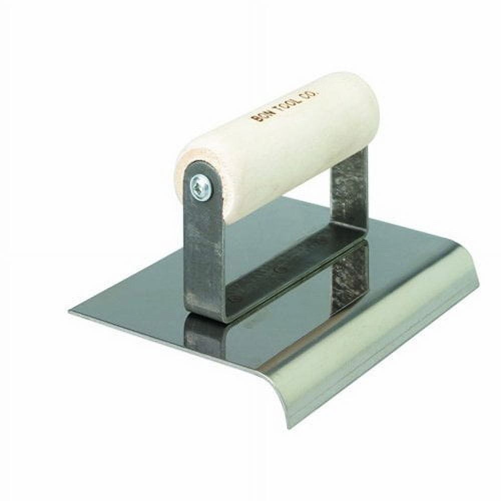 STAINLESS STEEL SIDEWALK EDGER - 8" x 4" - 3/8" RADIUS 1/2" DEPTH ...