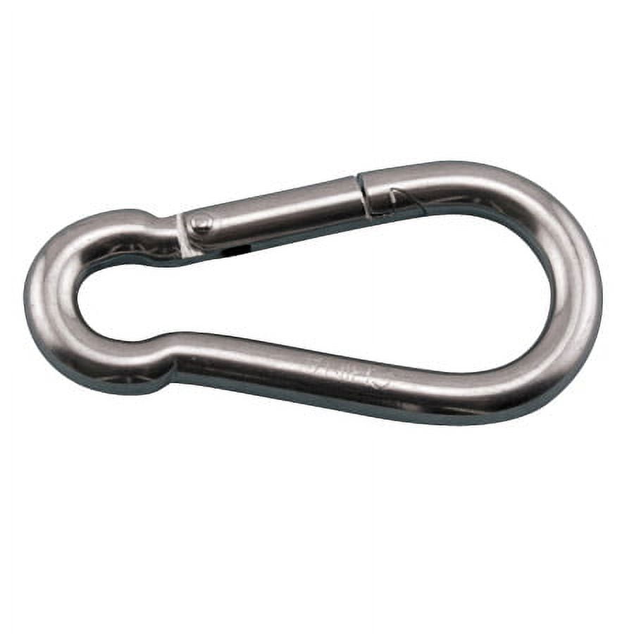 STAINLESS STEEL SPRING CLIP CARABINER 1/4" (S0120-0060) - Walmart.com