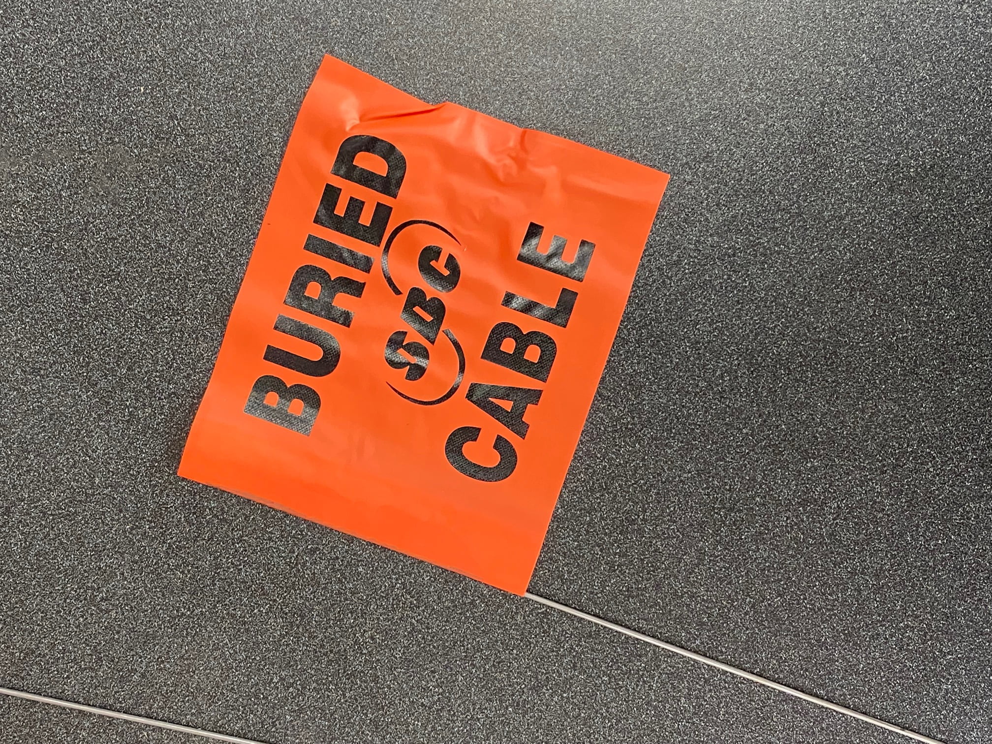 STAKE FLAGS SBC Buried Cable Stake Flag 200 pieces 4"x5"x18in metal ...