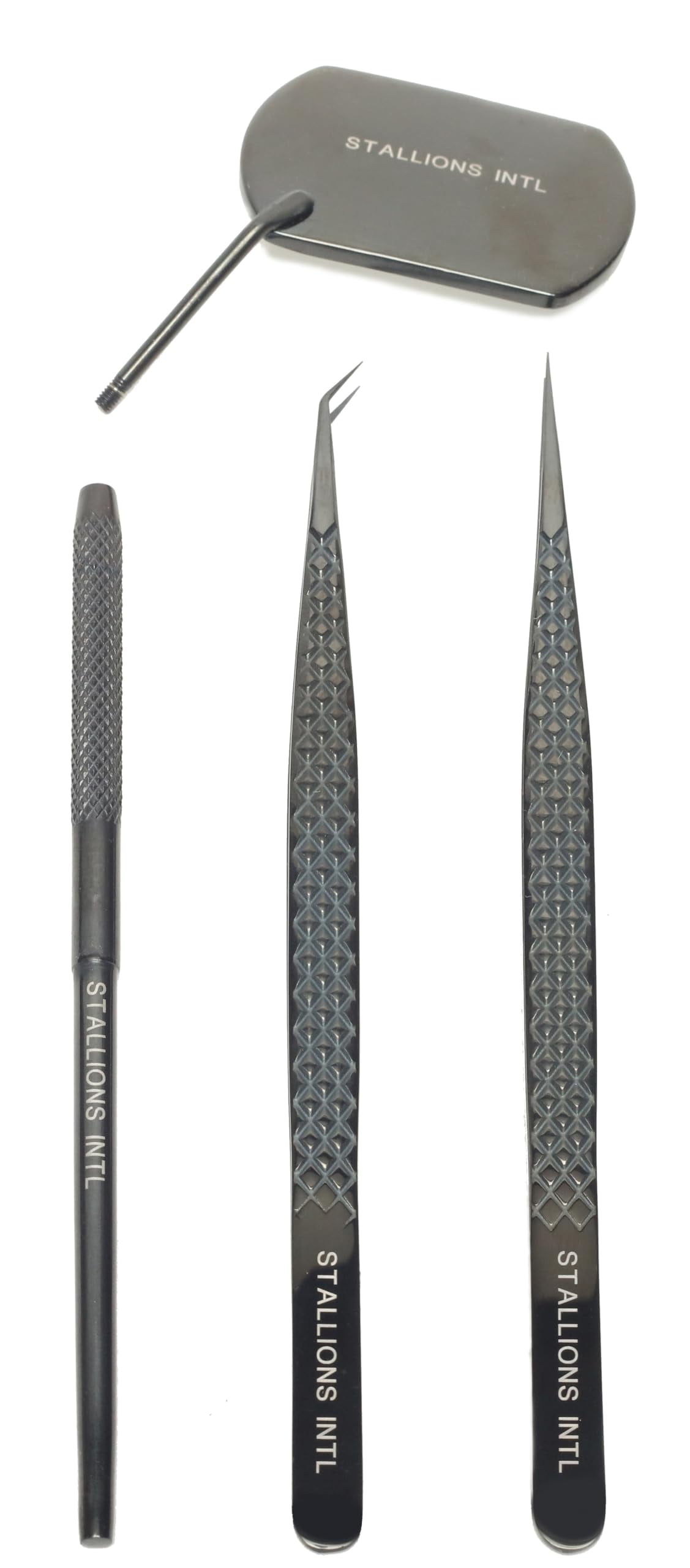 STALLIONS Eye Lash Extension WHF2 Tweezer Stainless Steel Diamond Tip ...