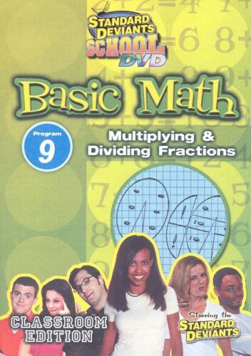 STANDARD DEVIANTS SCHOOL: BASIC MATH, VOL. 9 - MULTIPLYING & DIVIDING ...