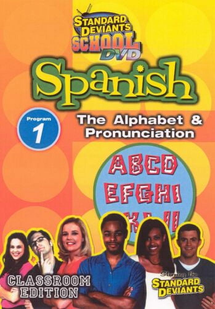 STANDARD DEVIANTS SCHOOL: SPANISH, VOL. 1 - THE ALPHABET ...