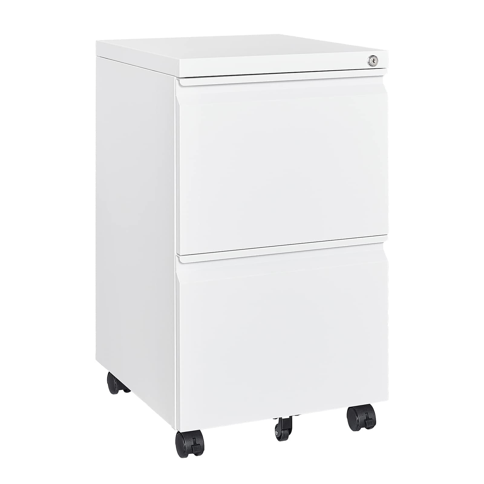 STANI 2-Drawer File Cabinet, Rolling Office Storage with Lock, Ideal ...