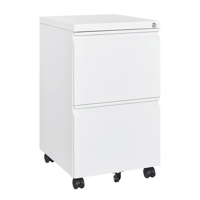 STANI 2-Drawer File Cabinet, Rolling Office Storage with Lock, Ideal ...