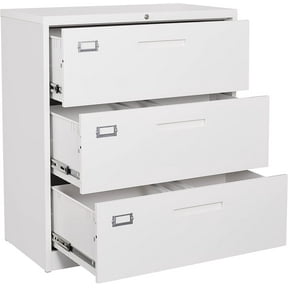 Home Square 2-Piece Set with L-Shaped Desk & Filing Cabinet with ...