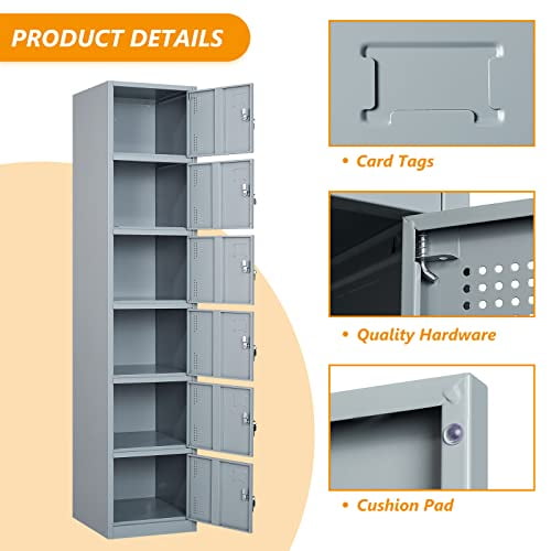 STANI Metal Locker, Metal Lockers for Employees with Lock, Storage ...