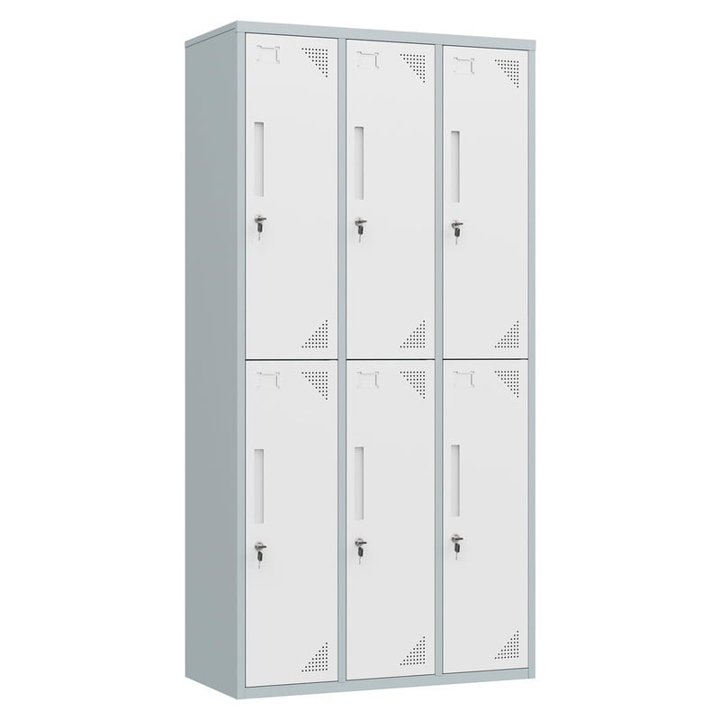STANI Metal Lockers for Employees，71" Employees Storage Cabinet with ...