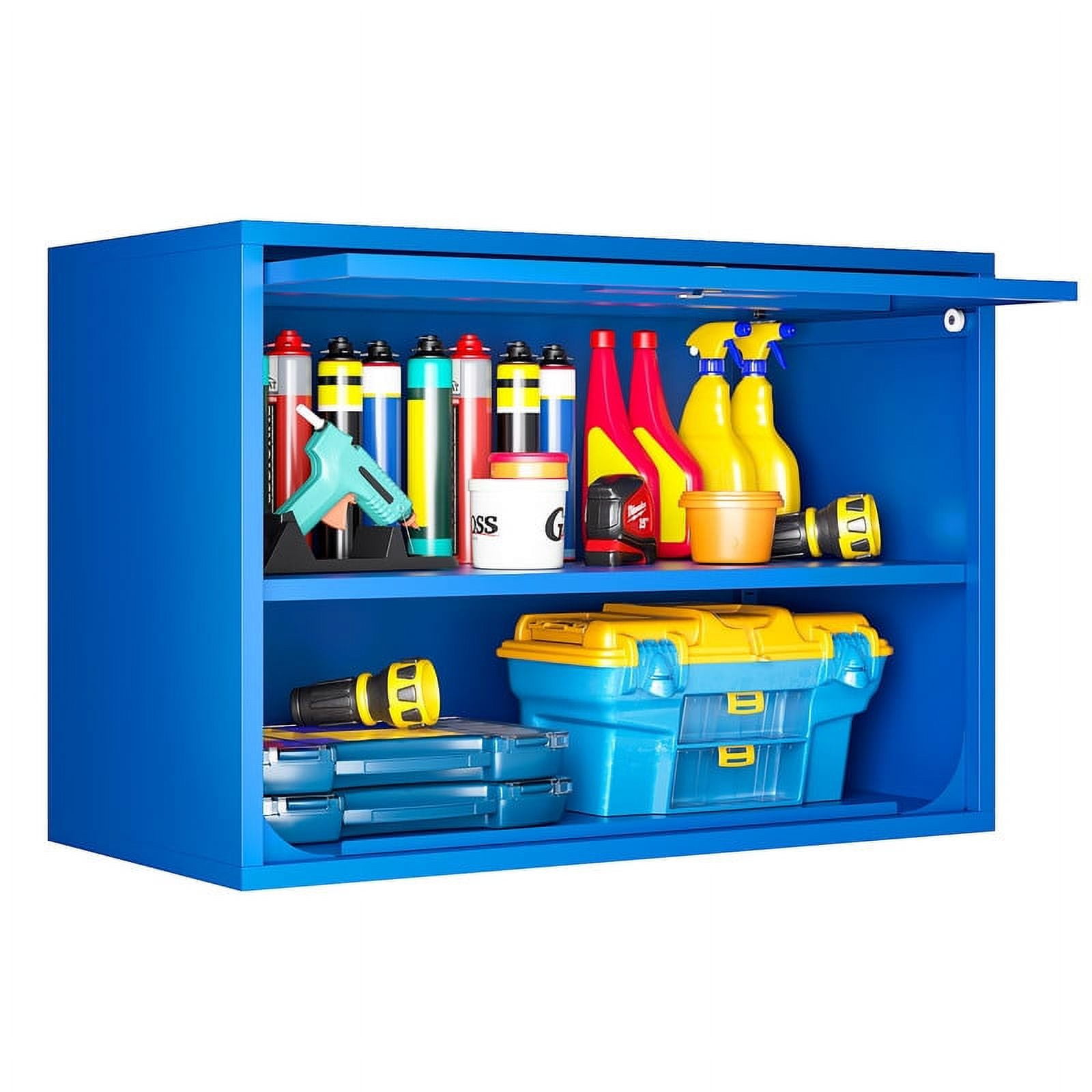 STANI Wall Mount Metal Cabinet with Adjustable Shelves, Wall Hanging ...