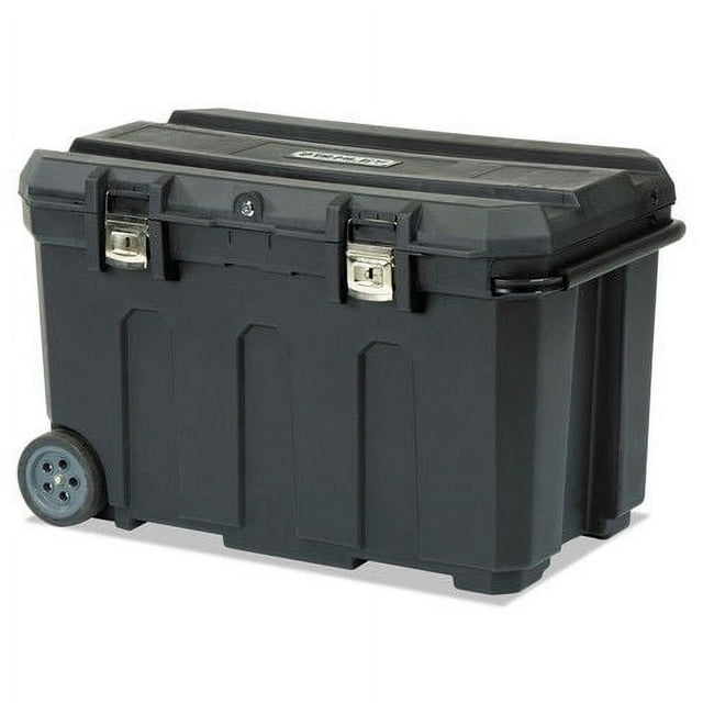 STANLEY 50 Gallon Mobile Tool Box Chest with Wheels, Handle, Heavy Duty ...