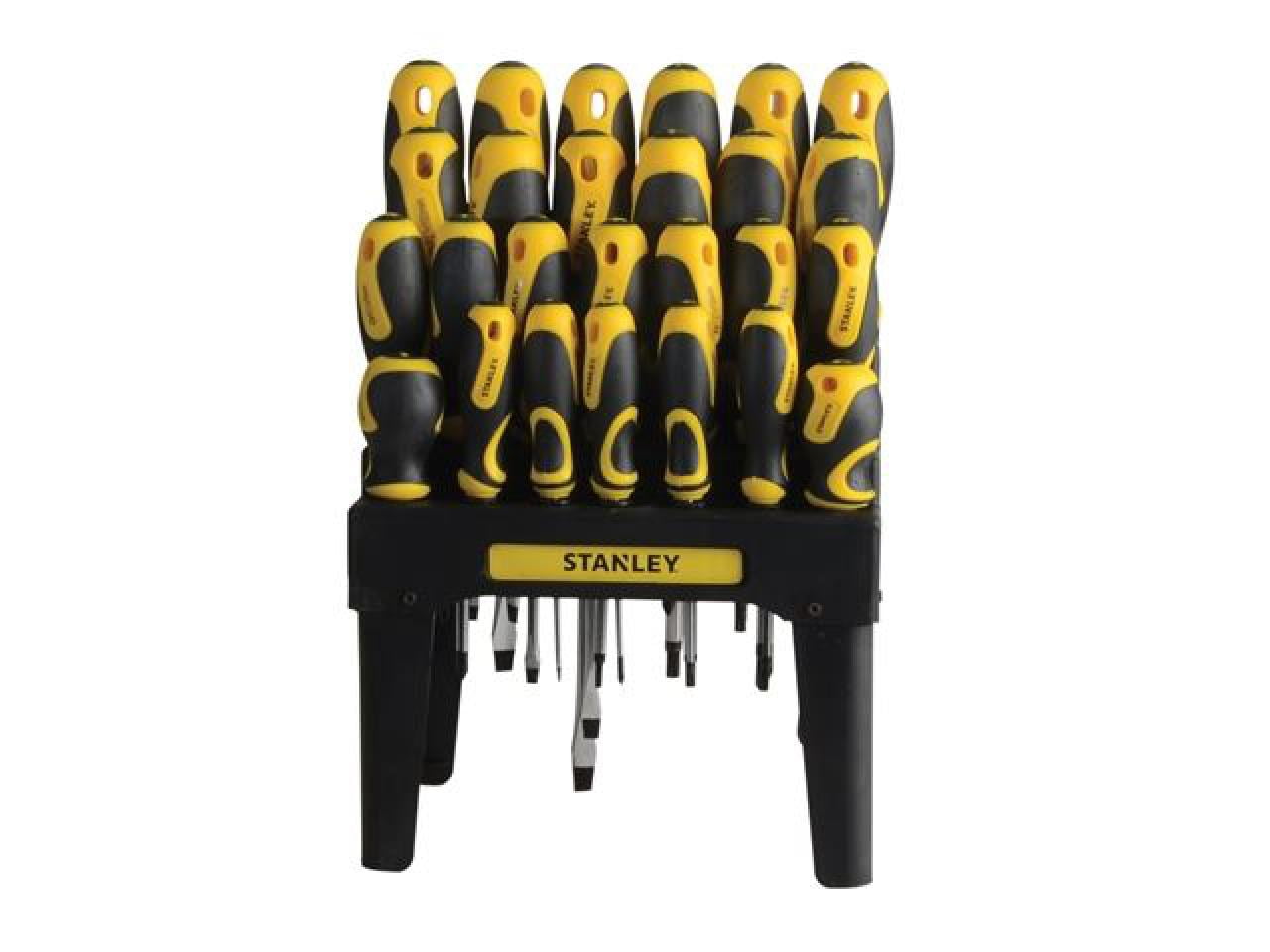 STANLEY - 062142 Screwdriver Set in Rack, 26 Piece - Walmart.com