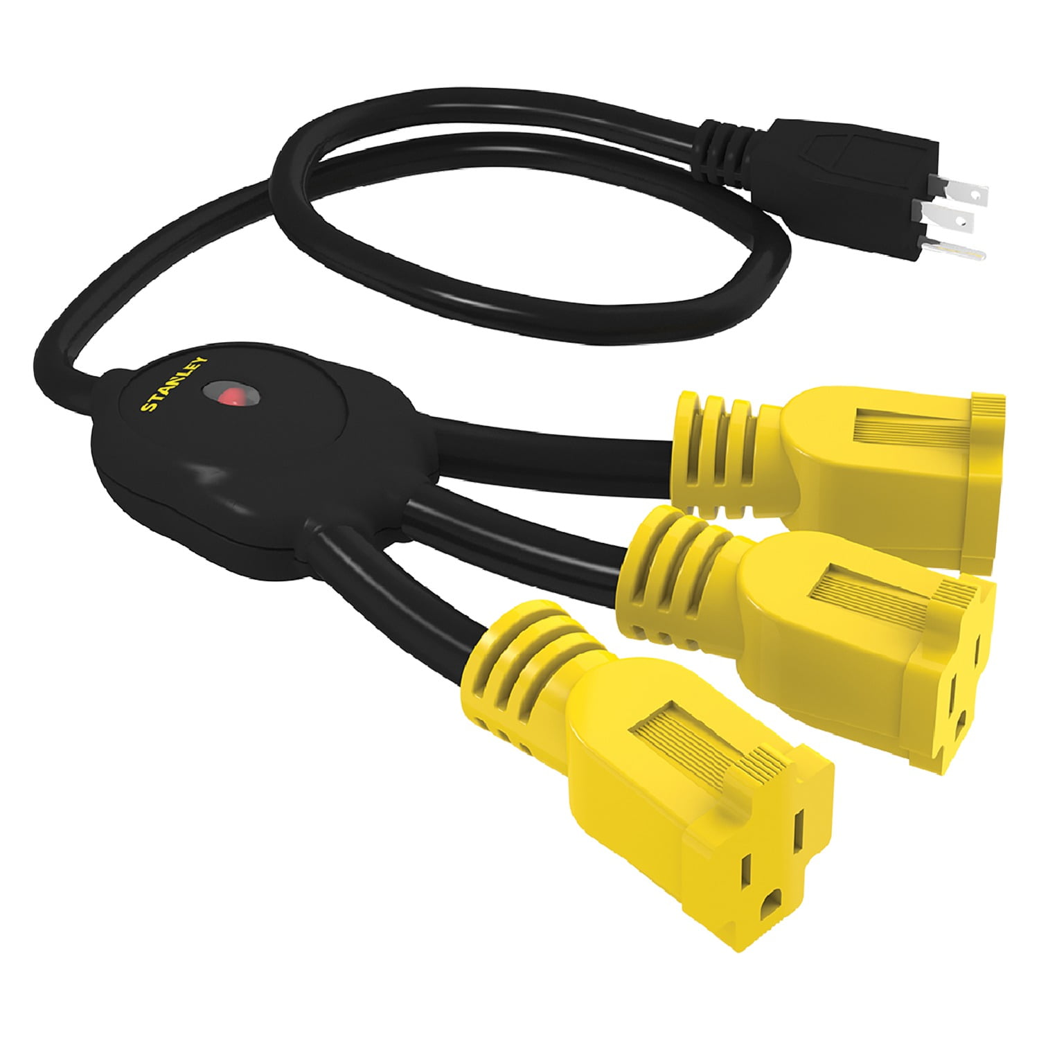 STANLEY 31497 Powersquid Mini Outlet Multiplier With 18-Inch Cord ...