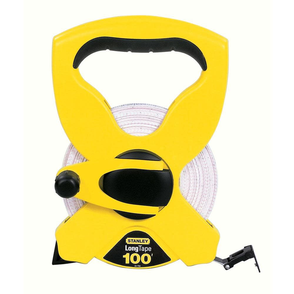 STANLEY 34-790 100-Foot Open Reel Fiberglass Long Tape Measure ...