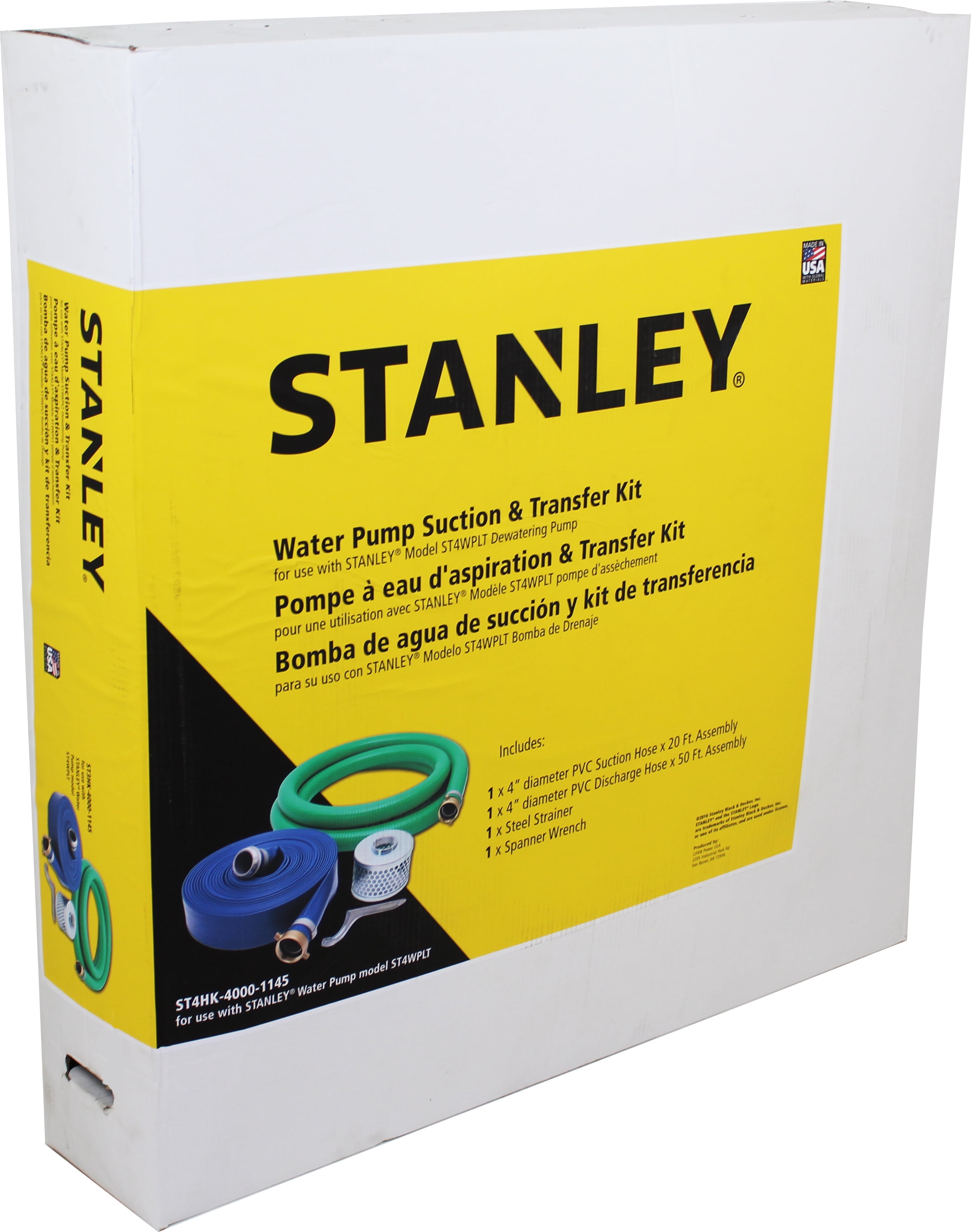 STANLEY 4" Water Pump Hose Kit - Walmart.com