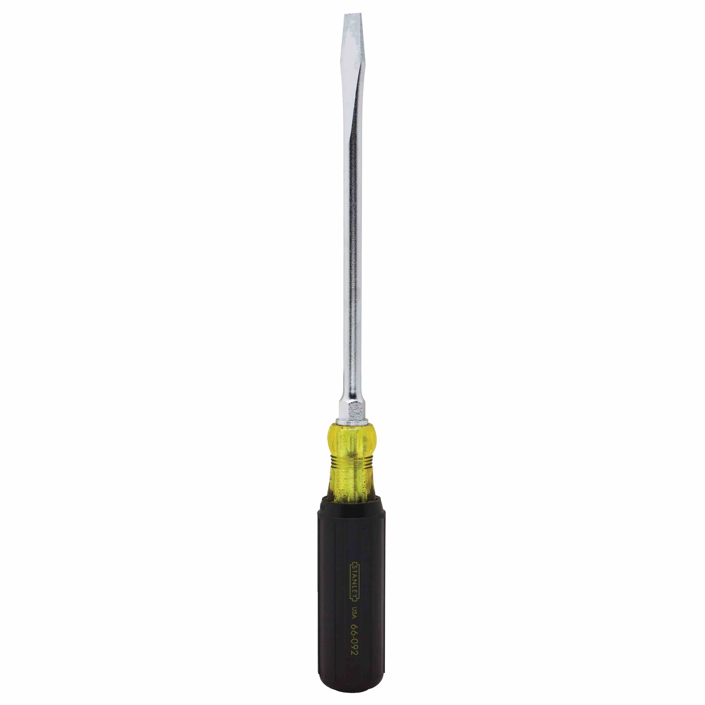 STANLEY 66-092 8" Vinyl Grip Standard Blade Screwdriver - Walmart.com