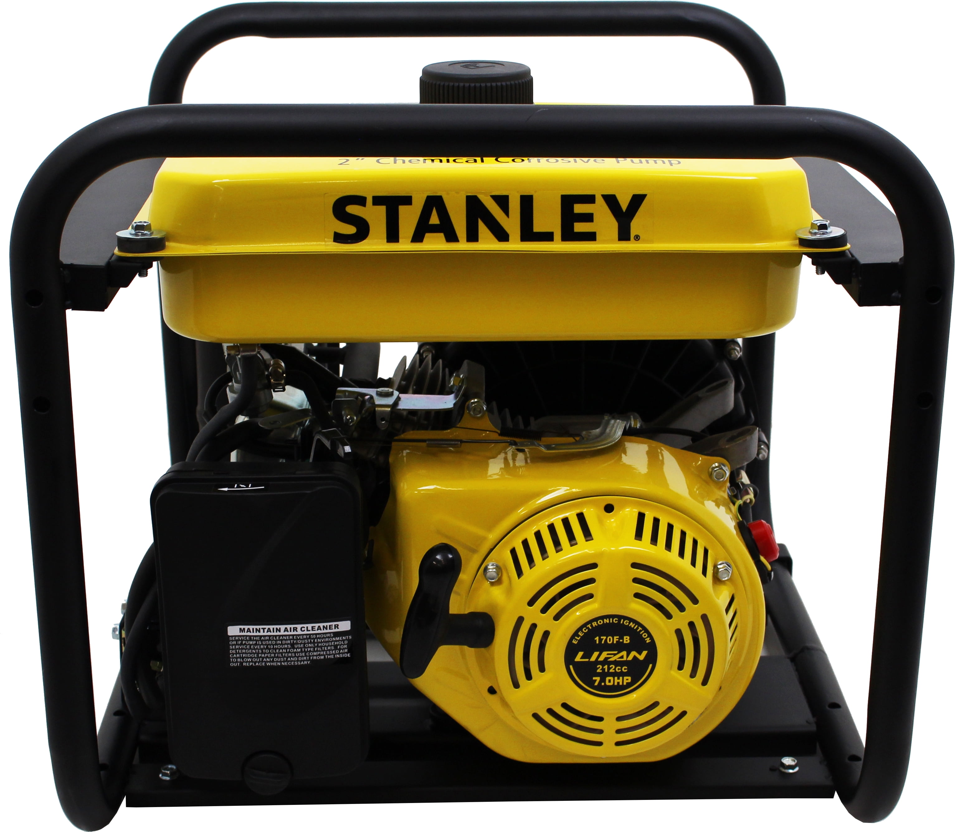 STANLEY 7 HP Non-Submersible 2 in. Chemical/Corrosive Water Pump with ...