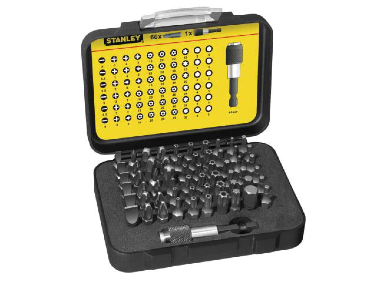 STANLEY - Bit Set & Holder, 61 Piece - Walmart.com