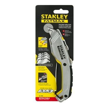 Stanley Quick-Change Curved Utility Knife, Stainless Steel Retractable ...