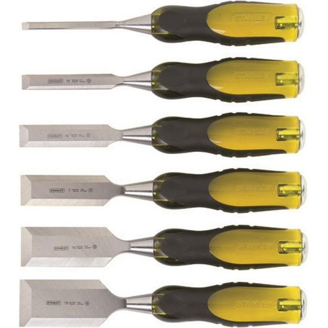 STANLEY FatMax 16-971 6-Piece Short Blade Chisel Set - Walmart.com