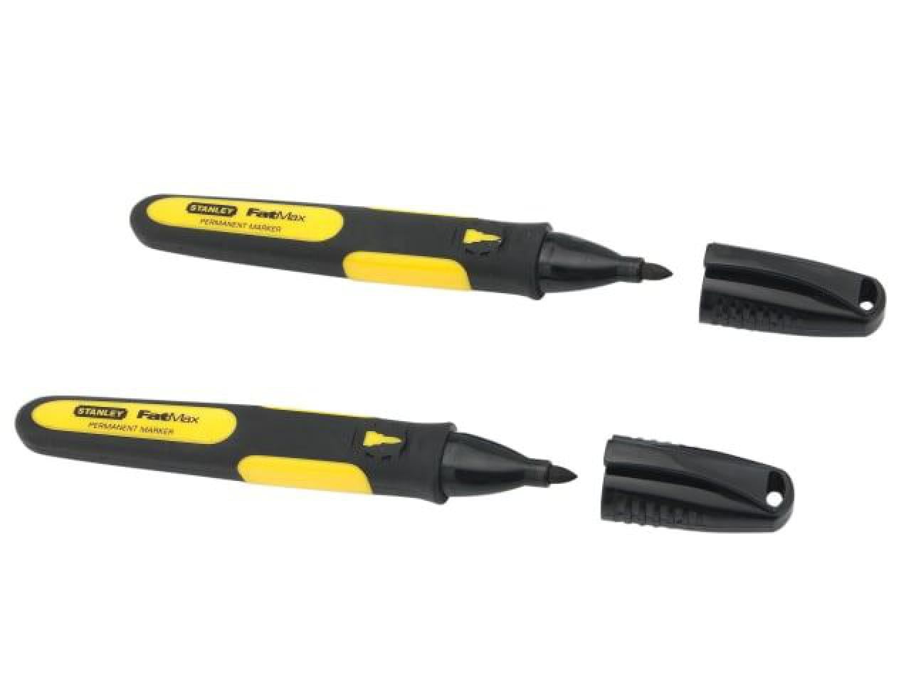 STANLEY - Fine Tip Marker Black (Pack 2) - Walmart.com