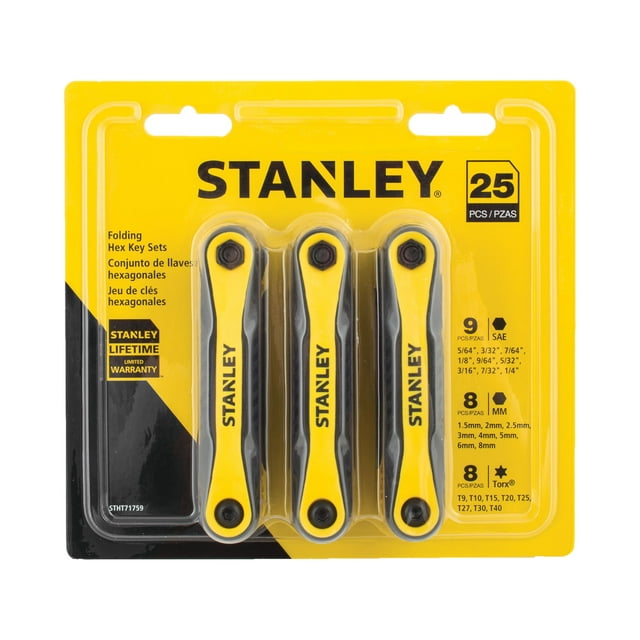 STANLEY STHT71759WMT 3pk Hex Key Set - Walmart.com
