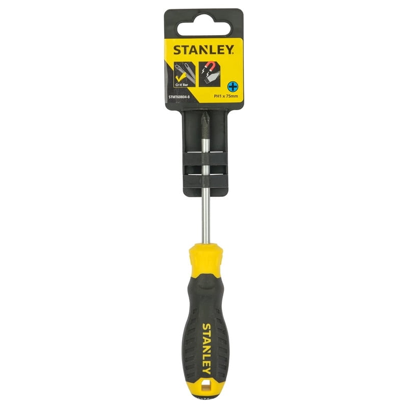 STANLEY STMT60804-8 Cushion Grip Screwdriver Phillips ph1 x 75mm ...