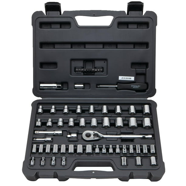 STANLEY Stmt71650 60-Piece Mechanics Socket Wrenches Tool Set - Walmart ...