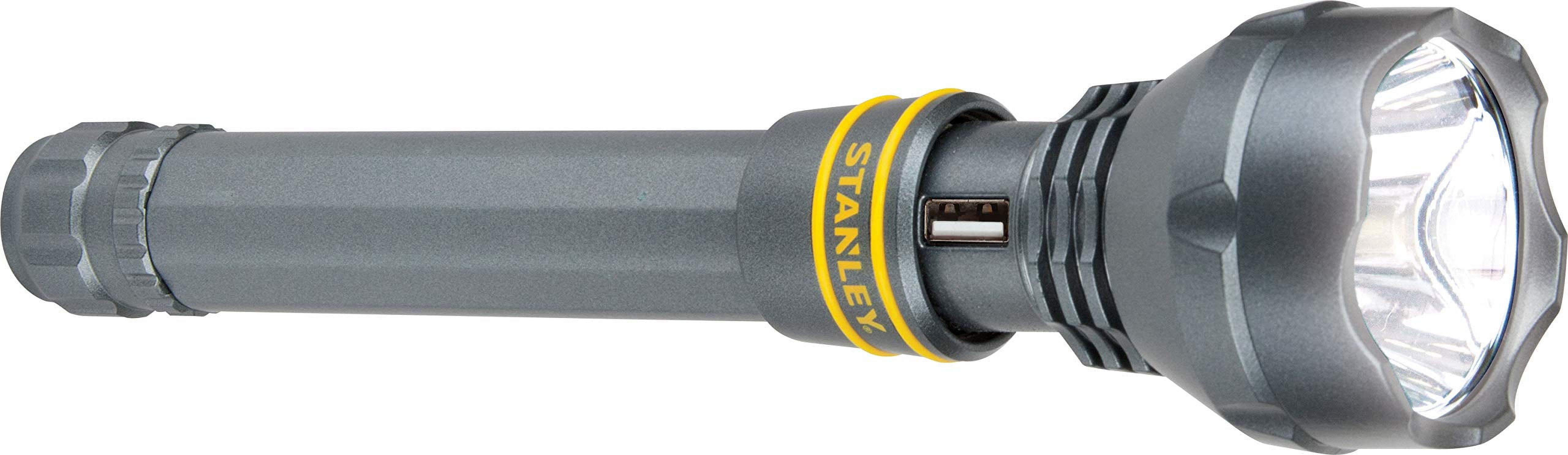 STANLEY TL450PS Rechargeable 450 Lumen Lithium Ion LED Flashlight with ...