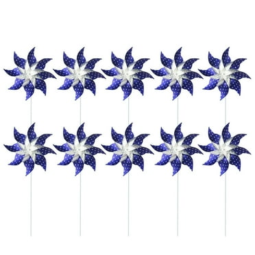 In the Breeze 2621 — 12-inch Striped Iridescent Pinwheel Spinner ...