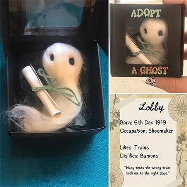 Adopt A Ghost - 2024 New Super Cute Little Pocket Ghost with A Tiny ...