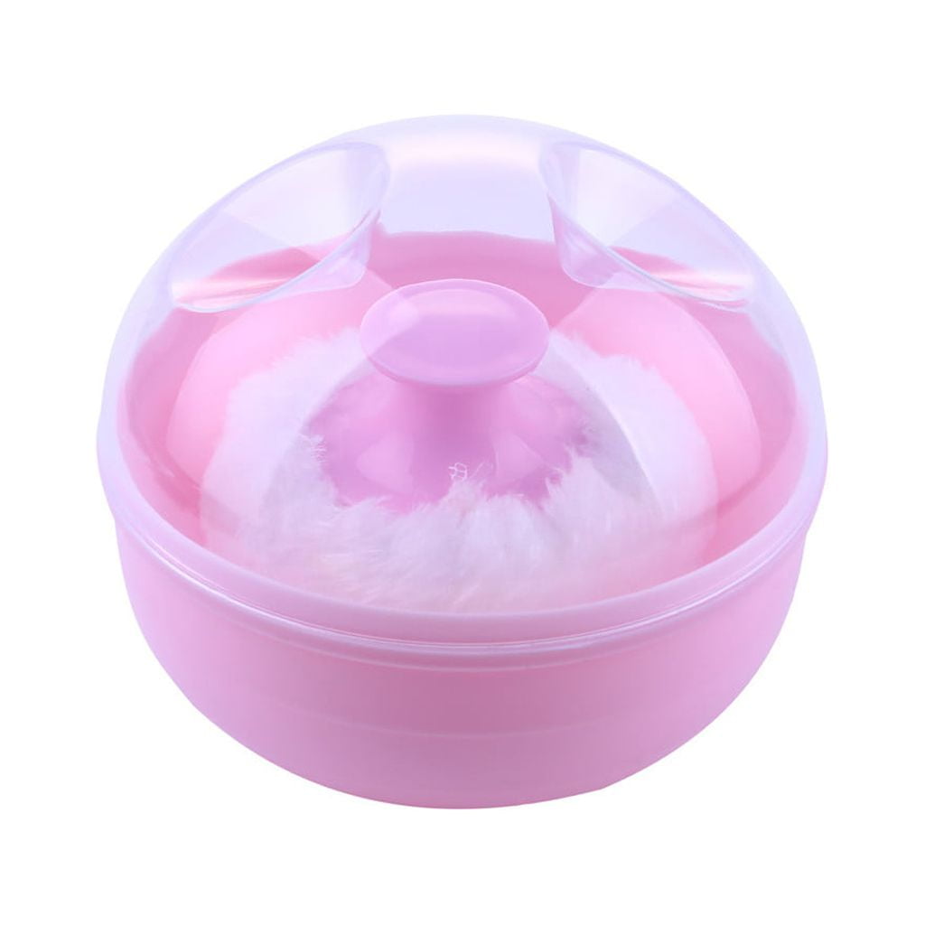 STAOEDU Baby Body Cosmetic Powder Puff Body Powder Puff and Container ...