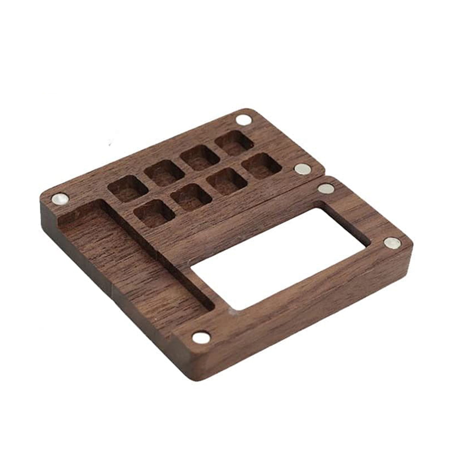STAOEDU Mini Portable Watercolor Palette Set Wooden Grid Paint Box for ...