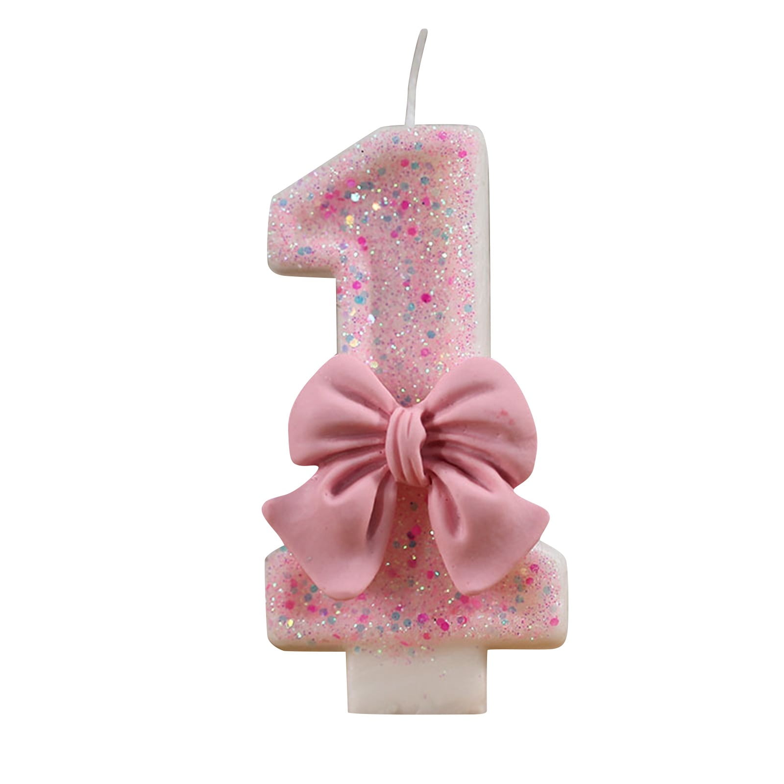 STAOEDU Number 1 Birthday Candle, Pink (1-Count) - Walmart.com