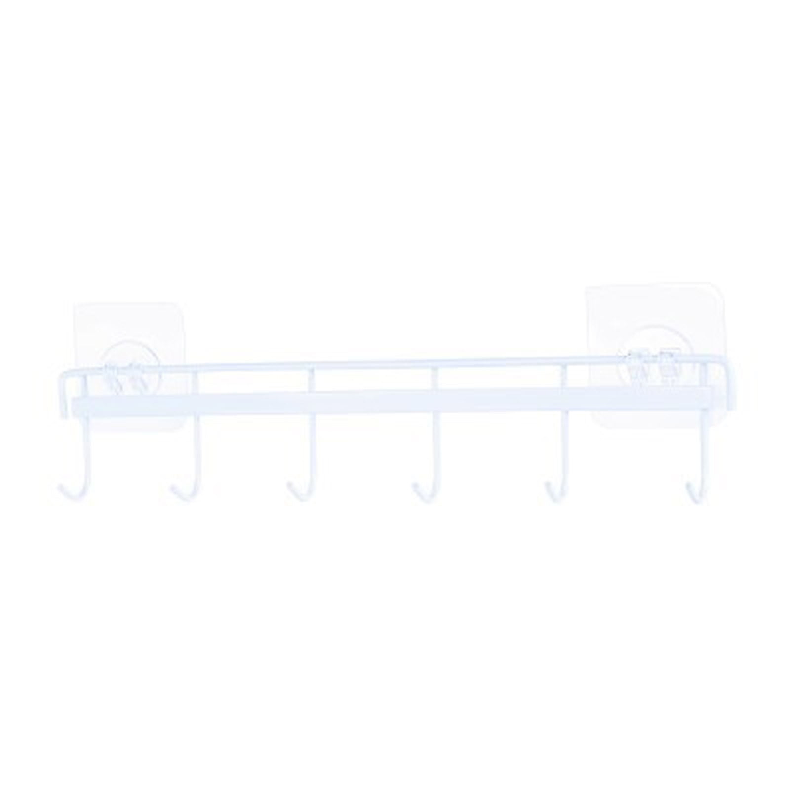 STAOEDU Pot and Pan Wall Mounted Rail Hanger Racks| Hook Hanging Rack ...