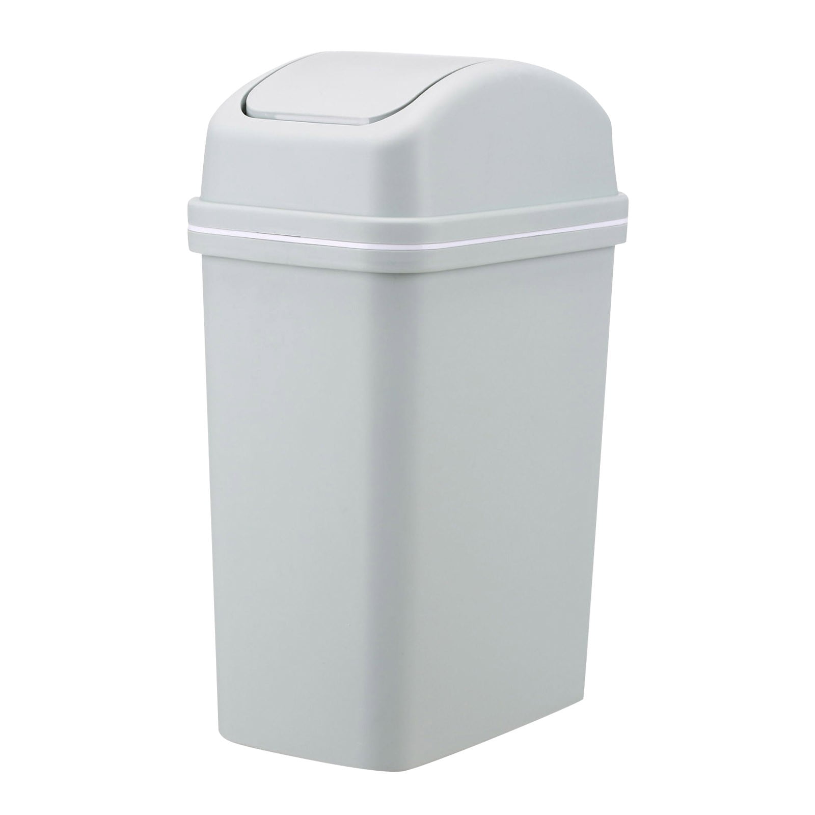 STAOEDU Slim Bathroom Trash Can with Lid Soft Close, 6 Liter/1.6 Gallon ...
