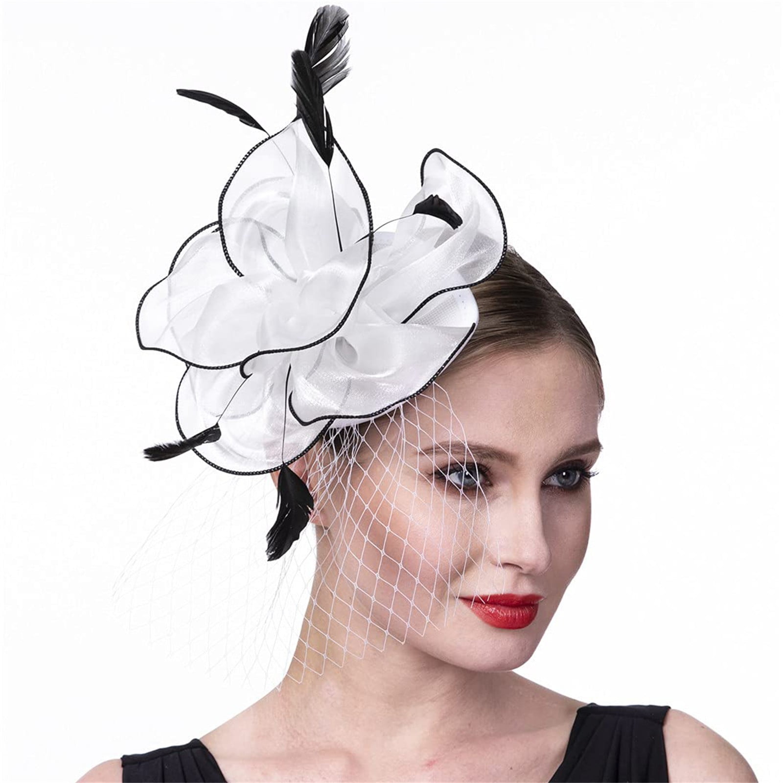 STAOEDU Top Hat Flapper Great Gatsby Headband Pearl Charleston Party ...