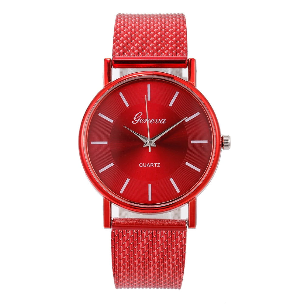 STAOEDU Women's Fashion Minimalist Wrist Watch Waterproof Watches ...