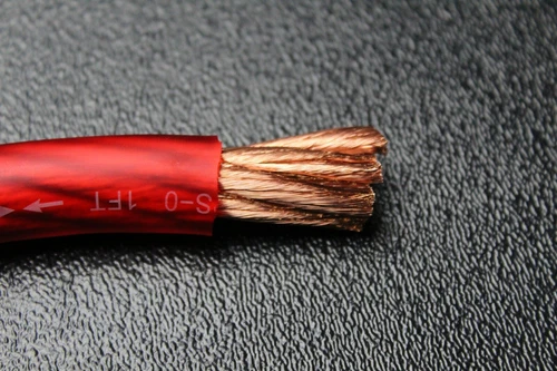 STAR- 0 Gauge Wire Per Ft Red Superflex 1/0 Awg Power Ground Cable ...