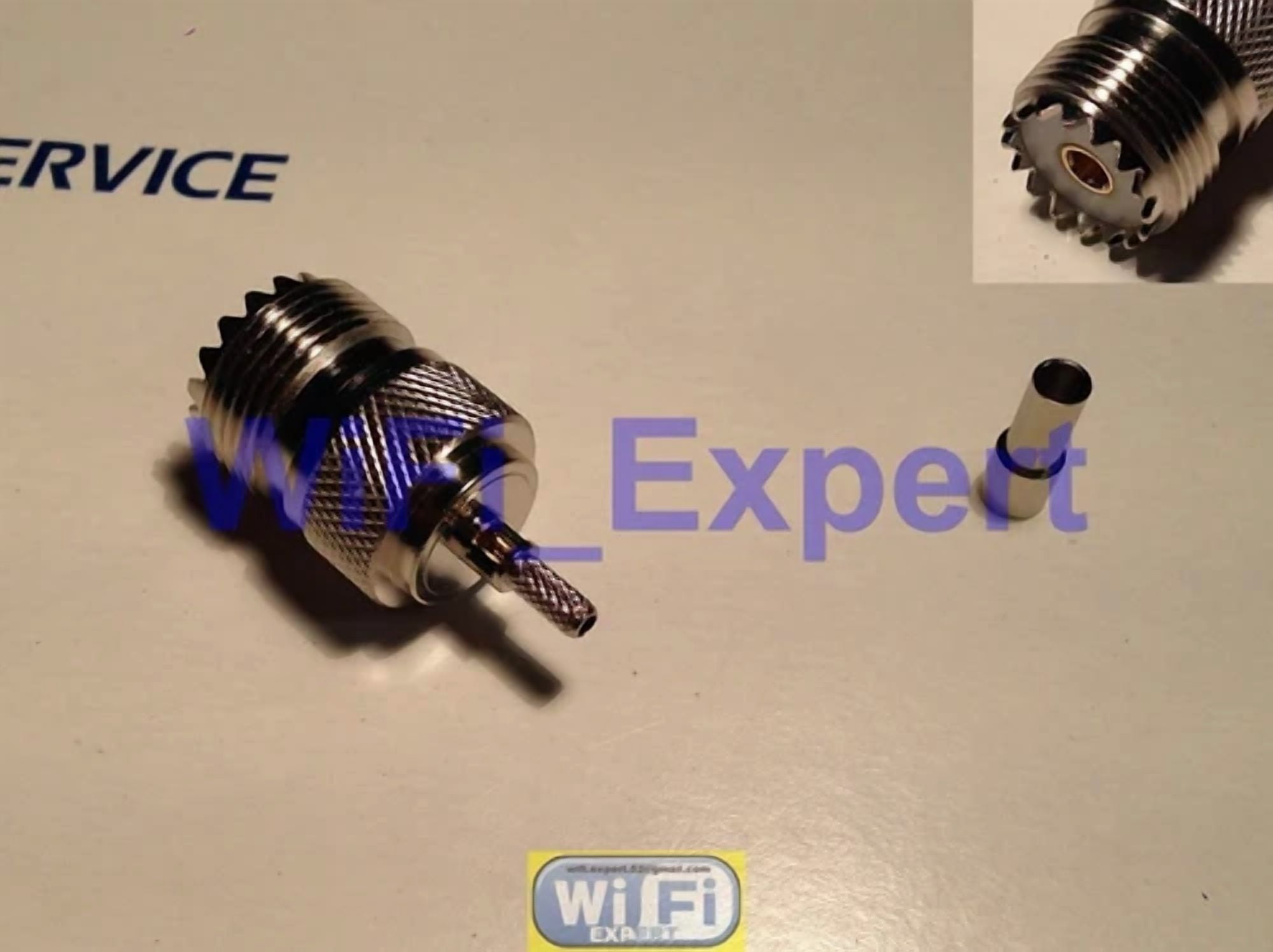 STAR- 1 X Uhf So-239 Female Straight Solder Crimp Rg316 Rg174 Rg179 ...