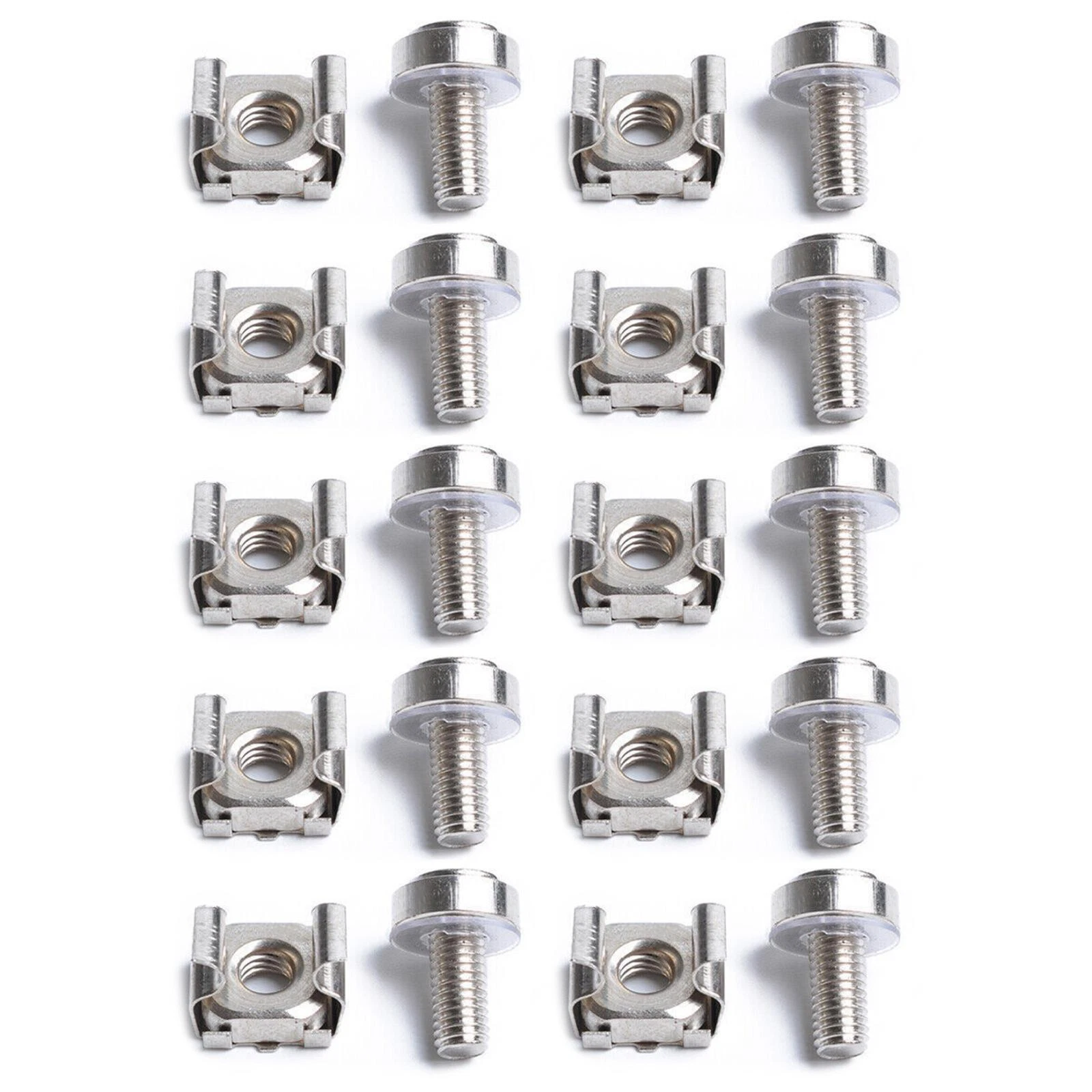 STAR- 10Pcs M5 Mounting Screws& Cage Nuts For Server Network Av ...