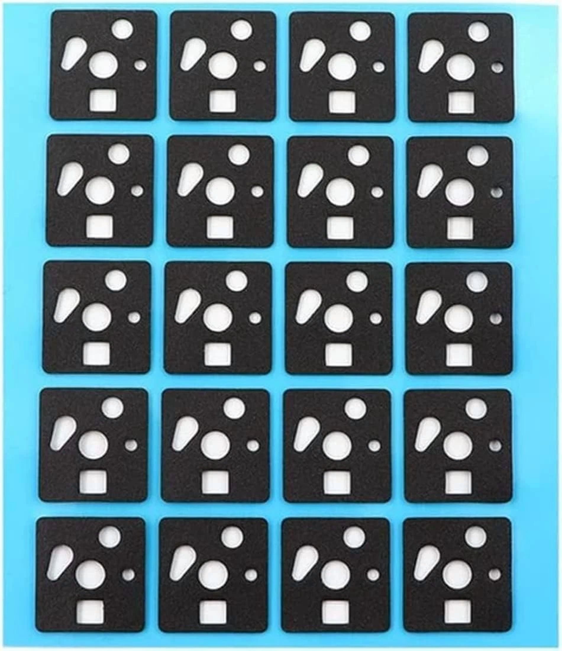 STAR- 120Pcs Durock Keyboard Switch Pads 0.5Mm Poron Foam Switch Stickers For Hot - Walmart.com