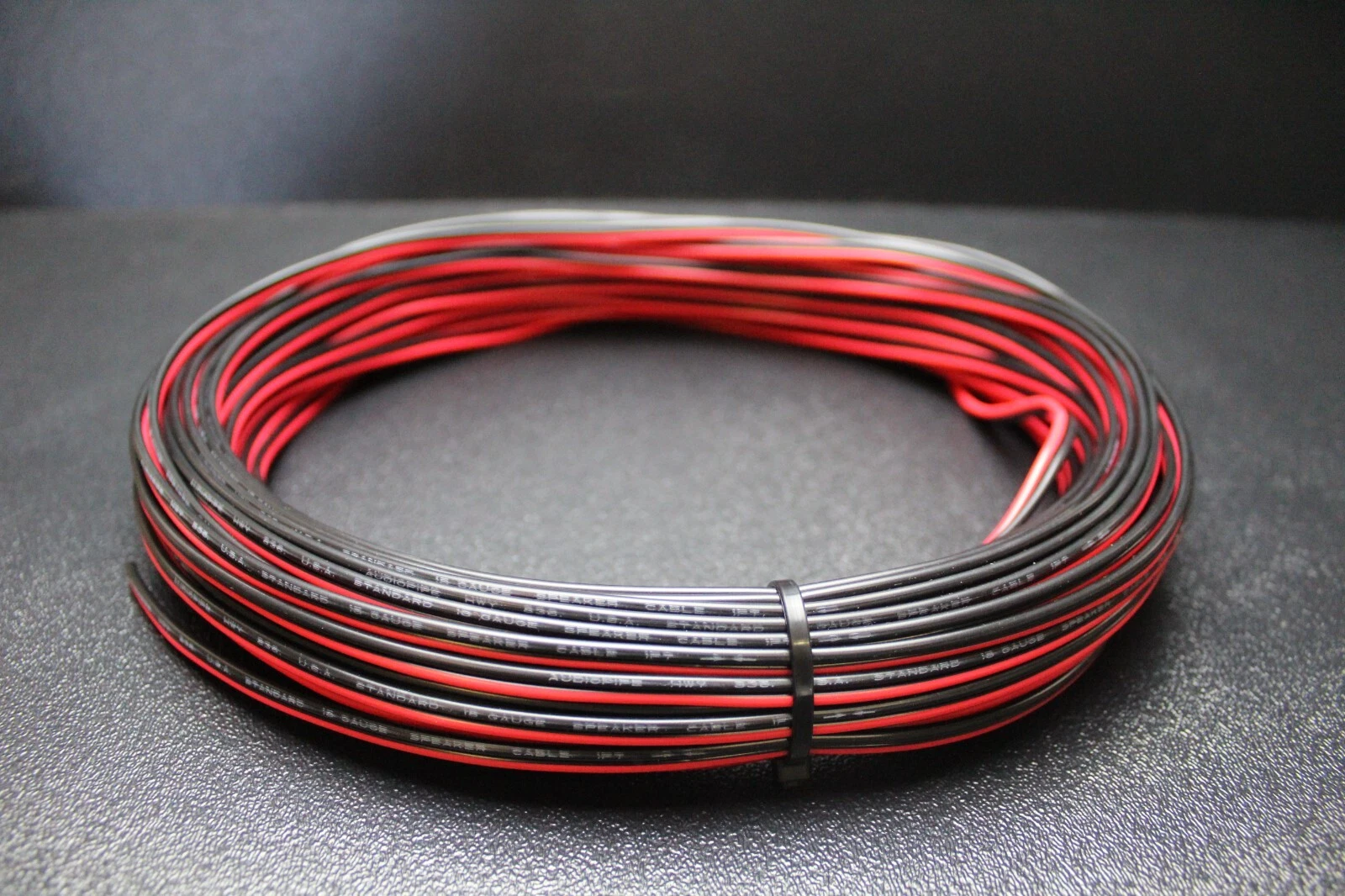 STAR- 18 Gauge 25 Ft Red Black Zip Wire Awg Cable Power Ground Stranded ...