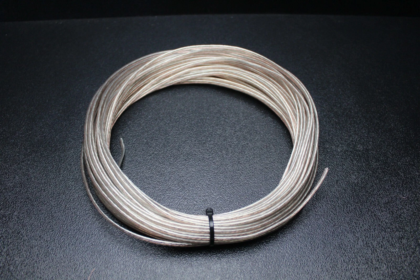 STAR- 18 Gauge Clear Speaker Wire 25 Ft Awg Cable Power Ground Stranded ...