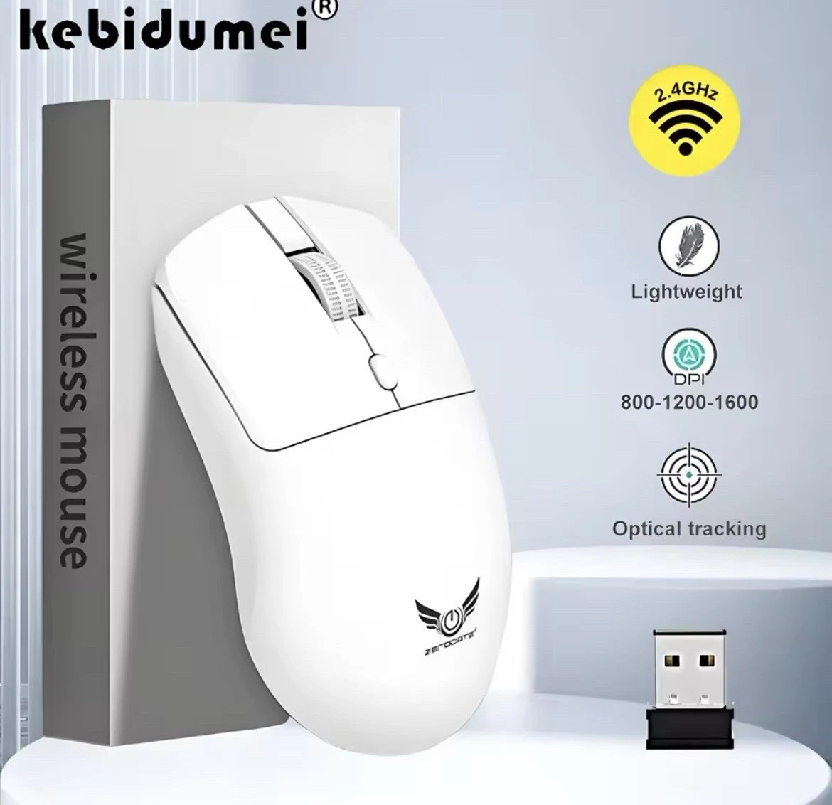 STAR- 2.4G Wireless Mouse Gaming Mouse Ergonomic Mice 800-1200-1600 Dpi ...