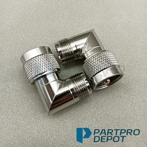 STAR- 2 Pack Uhf Male To Female Right Angle Elbow Rf Adapter Connector ...