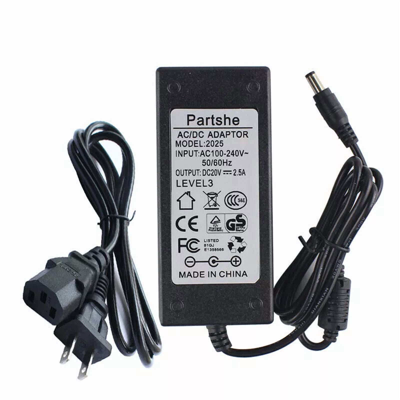 STAR- 20V 2.5A Ac Adapter For Zebra Lp2844 Lp2824 Tlp2844 Power Supply ...