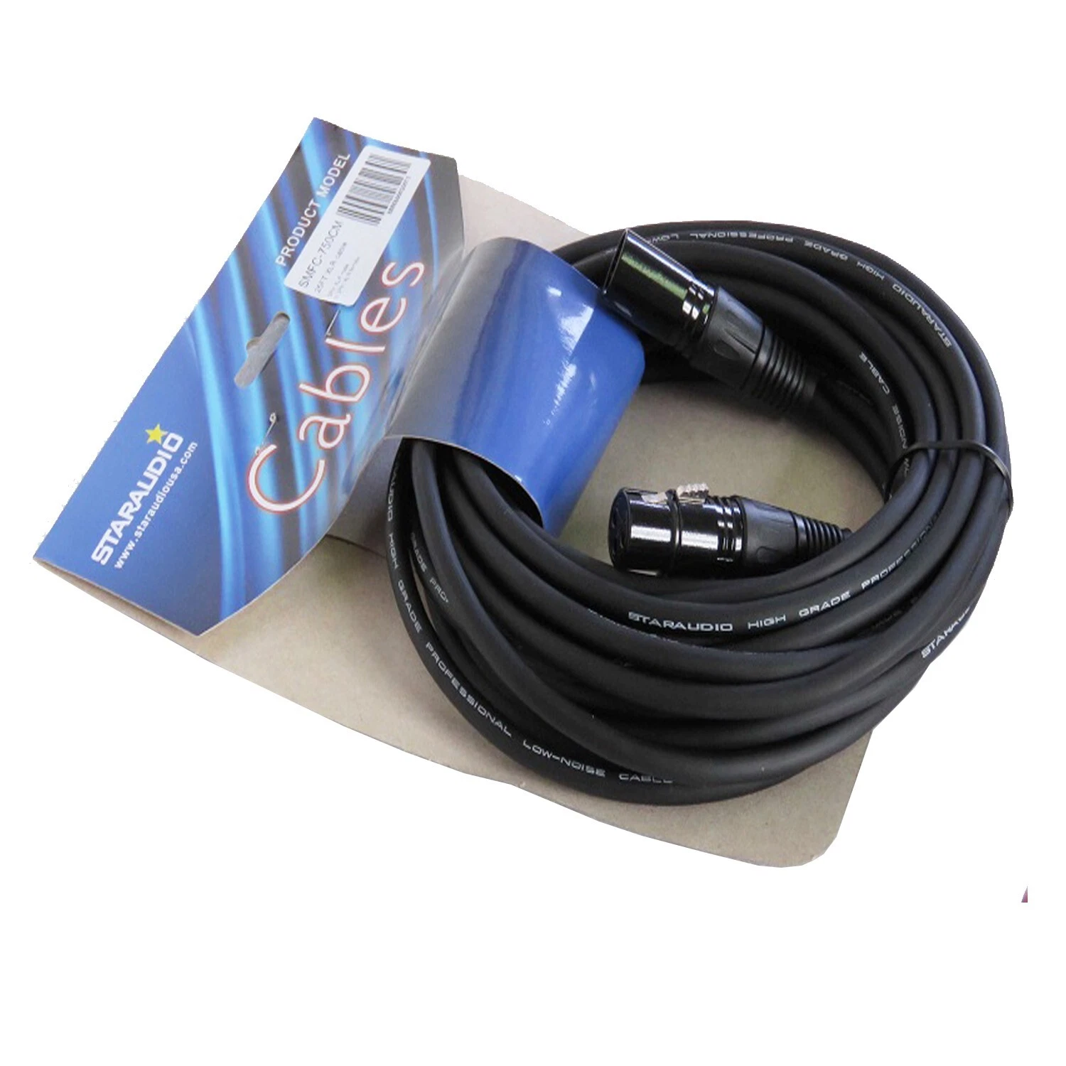 STAR- 25Ft Male Xlr Cable To 3-Pin Shielded Female Cable For Mixer Mic ...