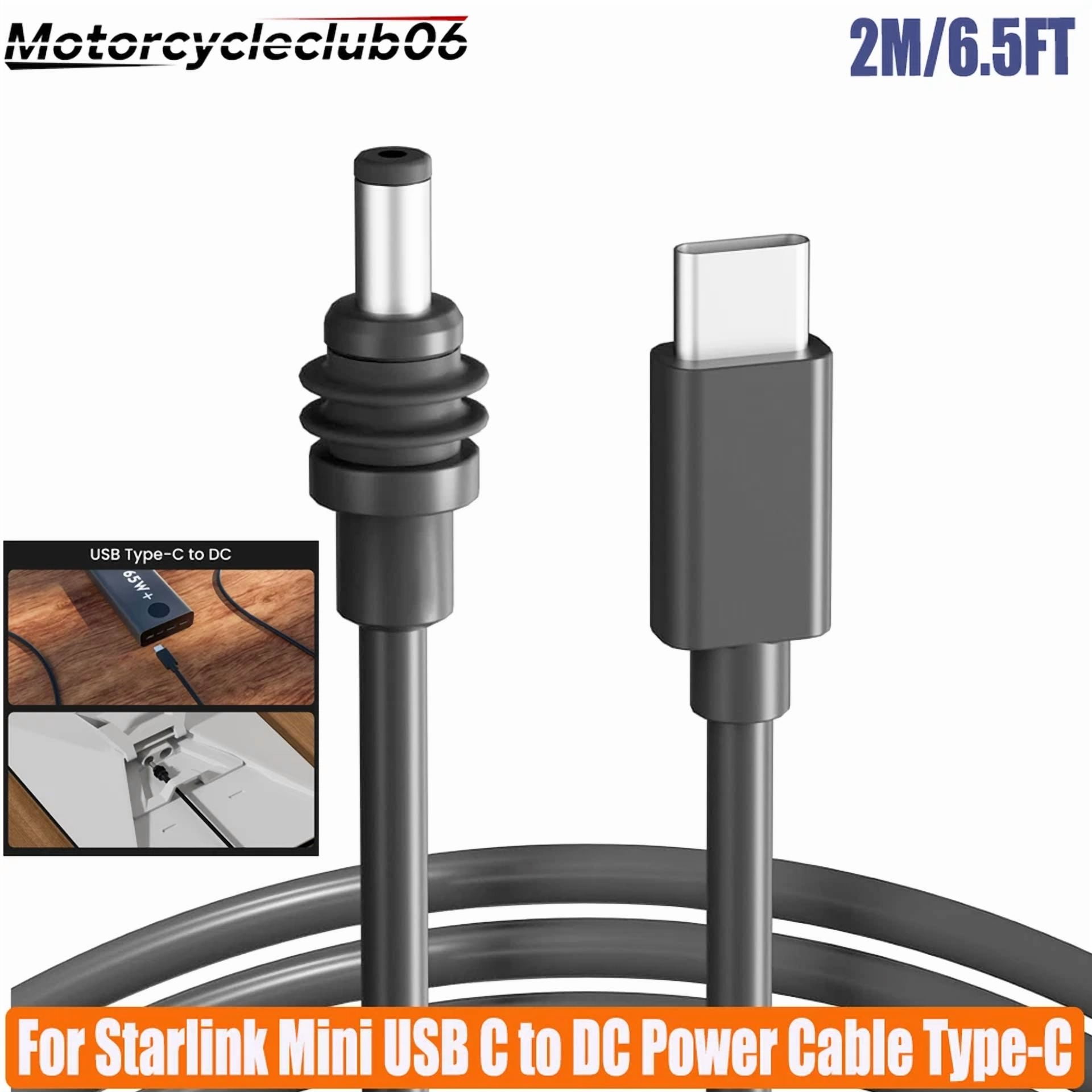 STAR- 2M /6.5Ft For Starlink Mini Usb C To Dc Power Cable Type-C Input ...