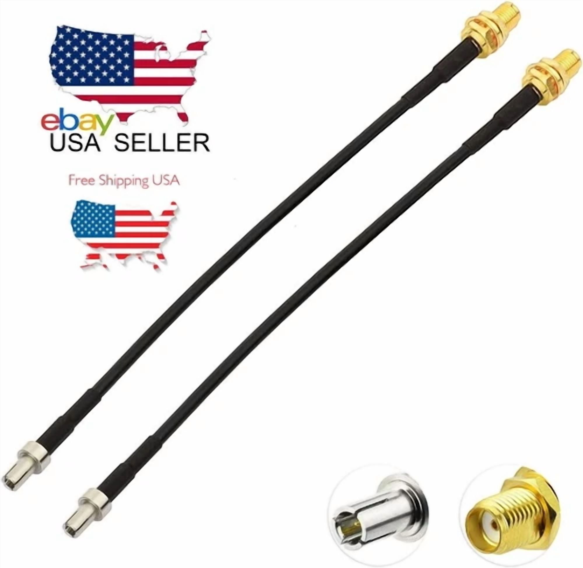 STAR- 2Pcs Sma Female To Ts9 Cable 12 Inch For 4G Lte Router Usb Modem ...