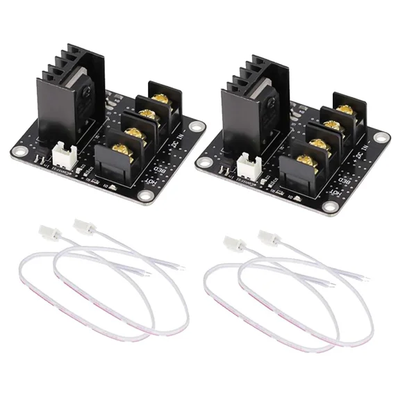 STAR- 2X 24V Mosfet High Current Load Hot Bed Module 3D Printer Power ...